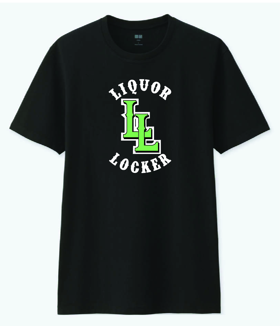 Liquor Locker logo and apparel design for new location launch