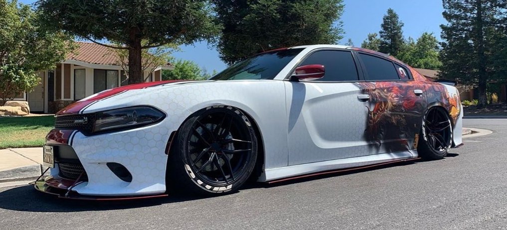 2018 Dodge Charger Full Car Wrap Design